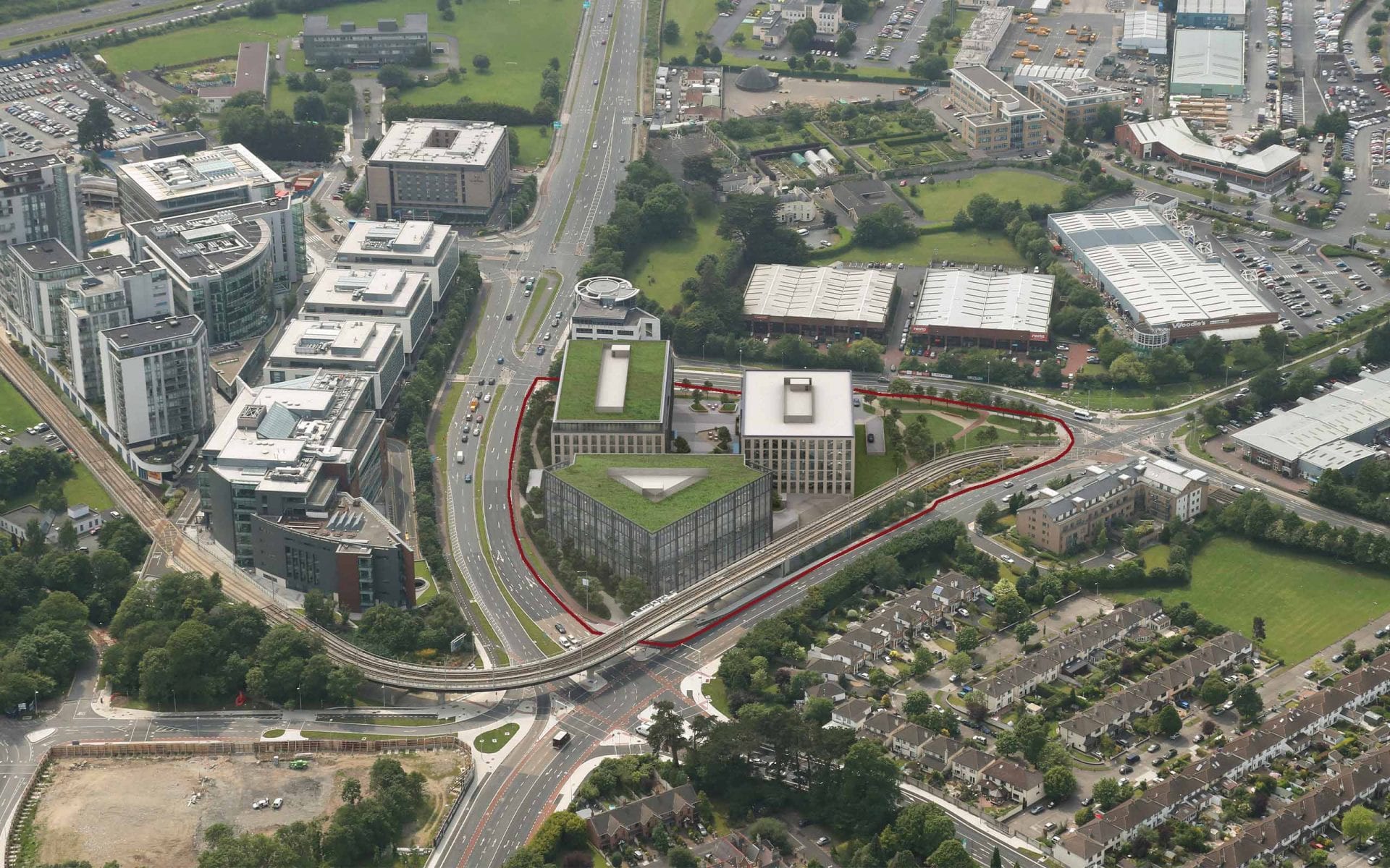 Sandyford to Welcome €130m Office Scheme | 3D Design Bureau