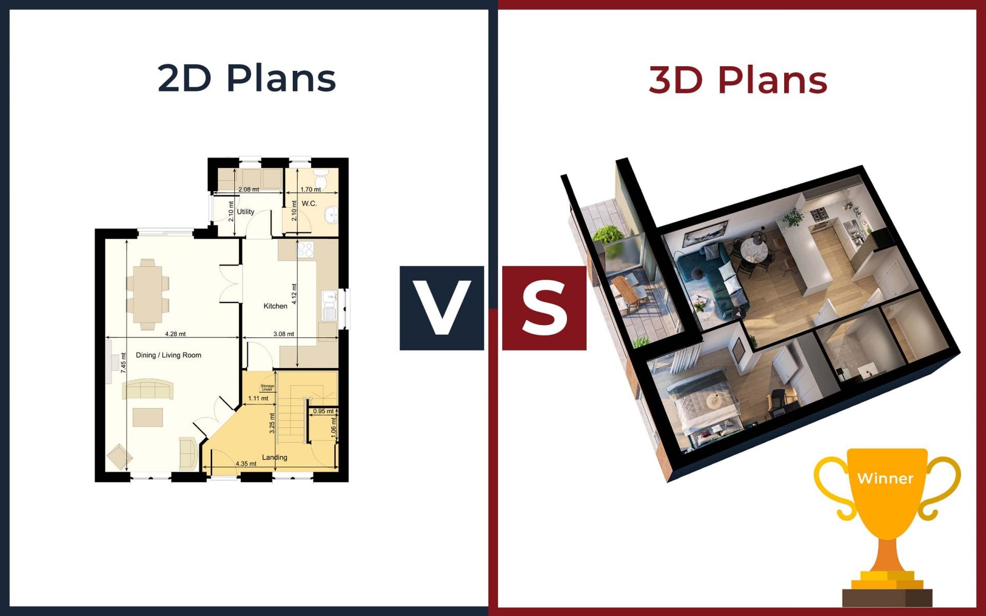 3D Plans Leading the Charge: Why They're Outshining 2D?