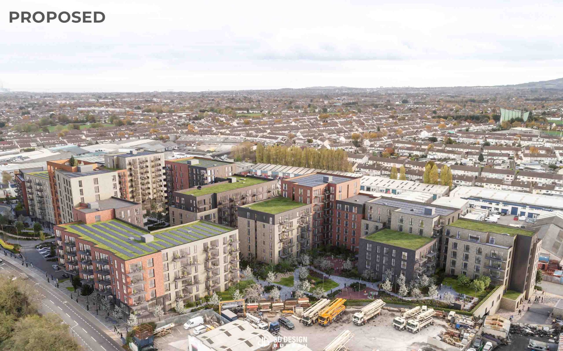 Greenvale Build to Rent Scheme Proposed for Dublin.