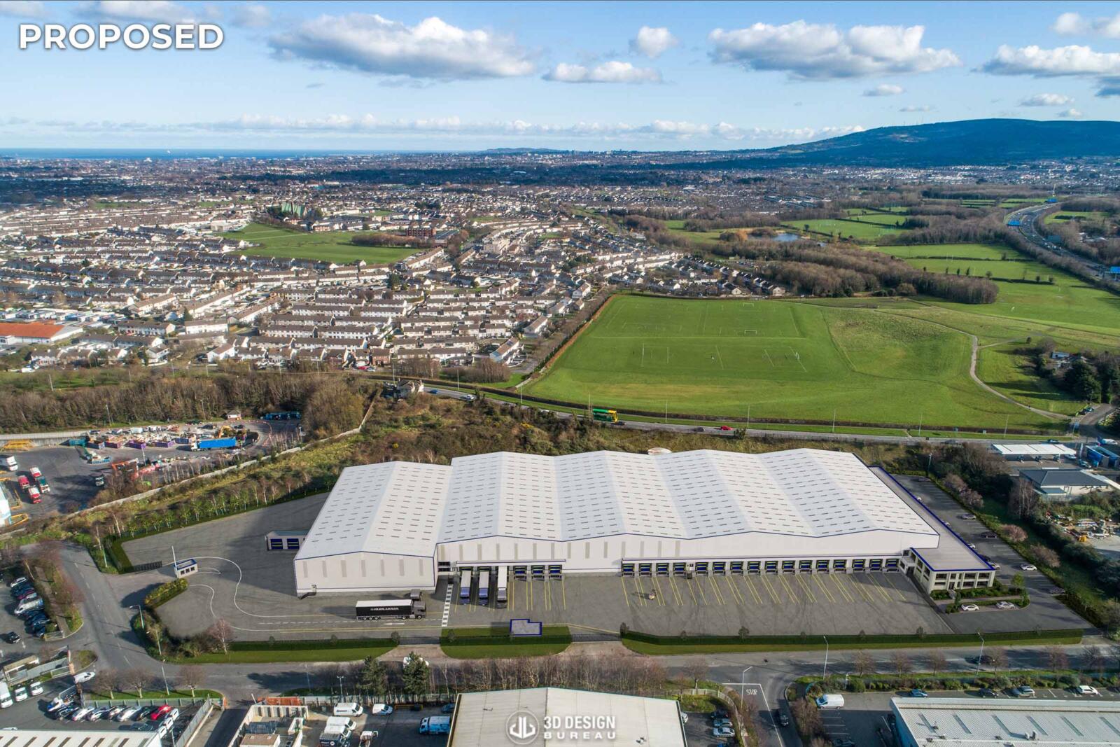 Ballymount Logistics Hub: Architectural Animation and CGI's
