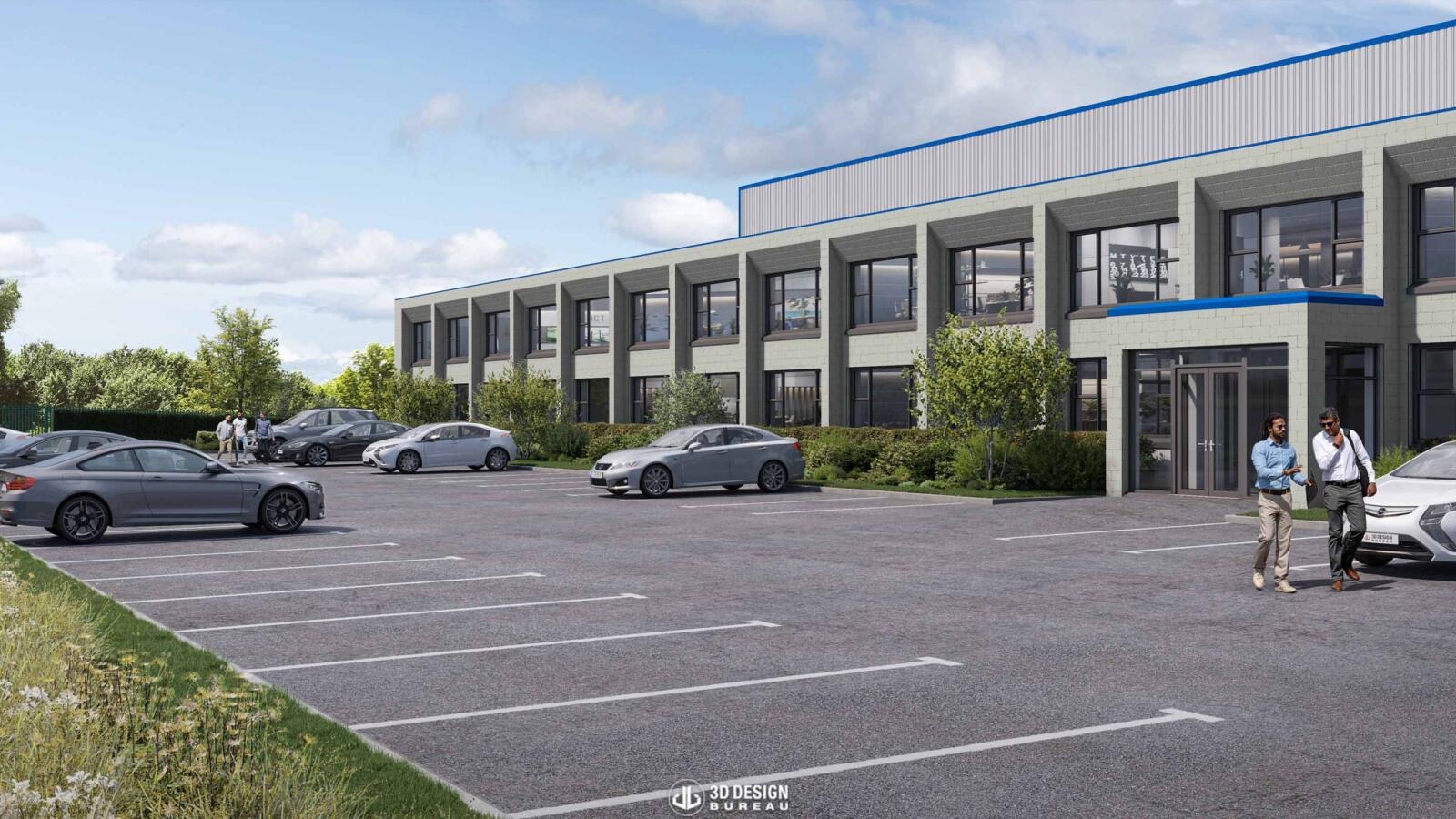 Ballymount Logistics Hub: Architectural Animation and CGI's