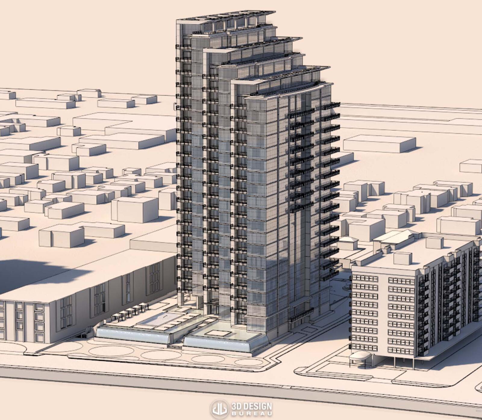 The Modern: Architectural CGI's for the project in Florida