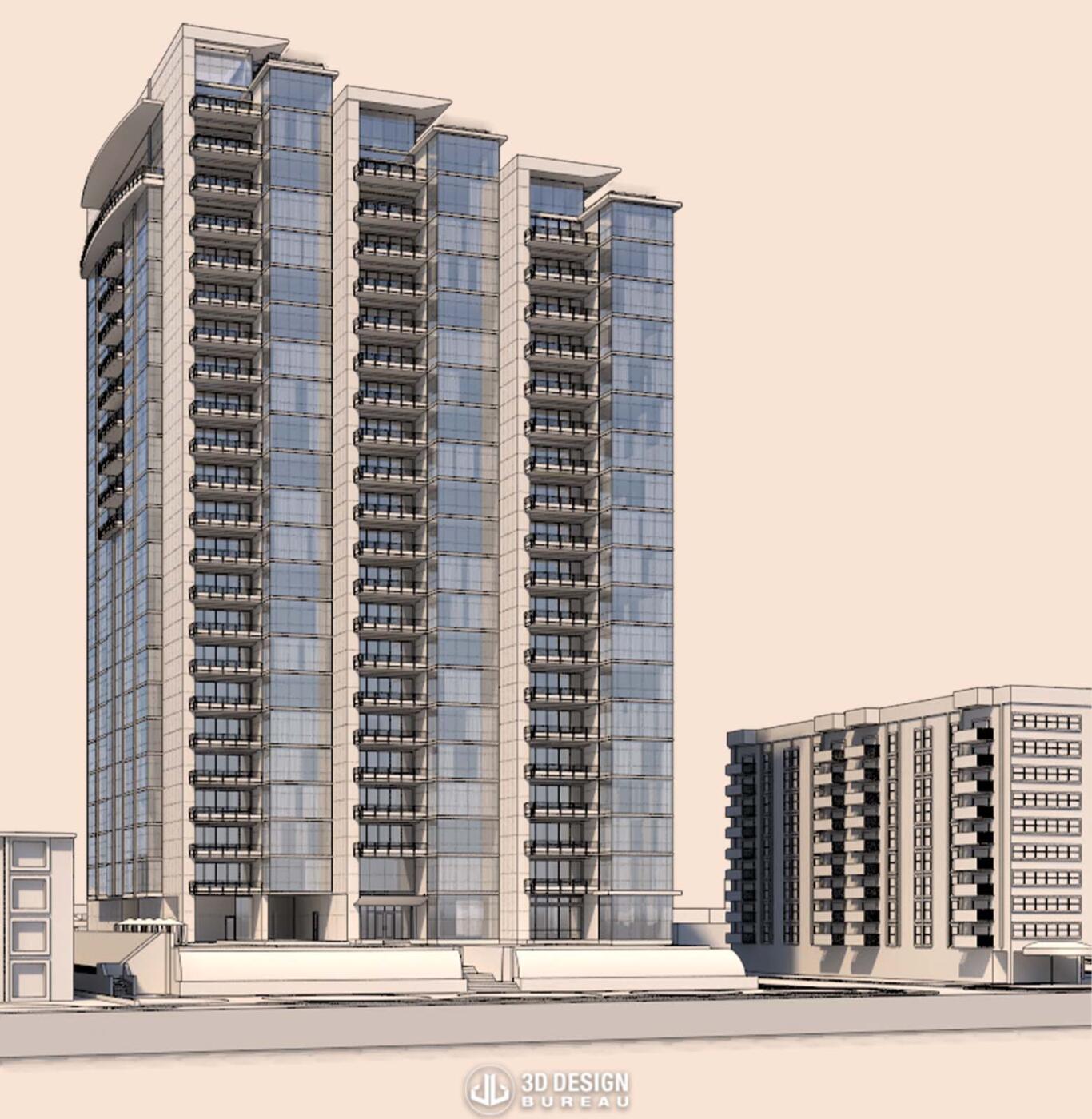 The Modern: Architectural CGI's for the project in Florida