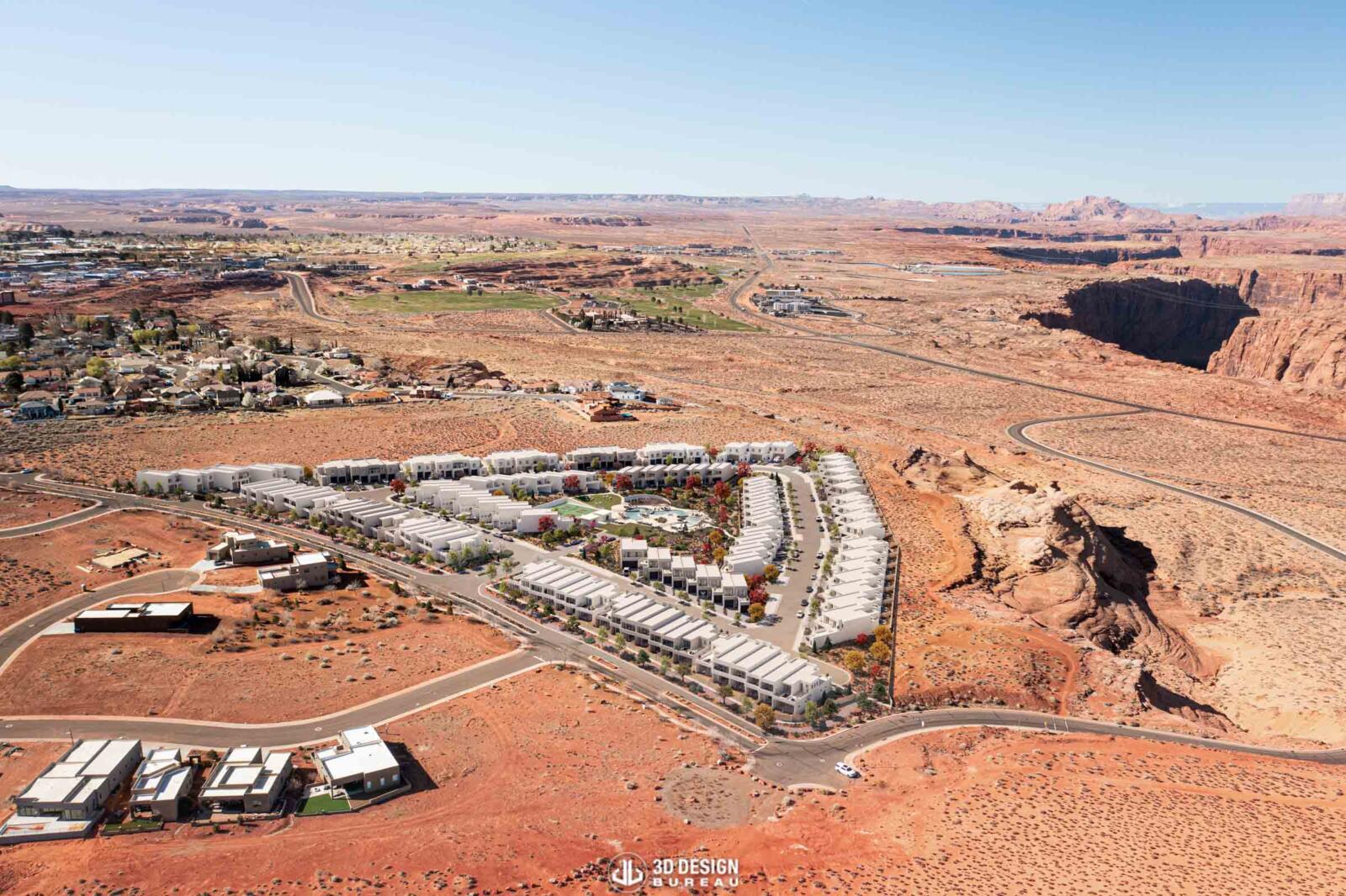 Indigo Ridge at Lake Powell: CGIs & Architectural Animation