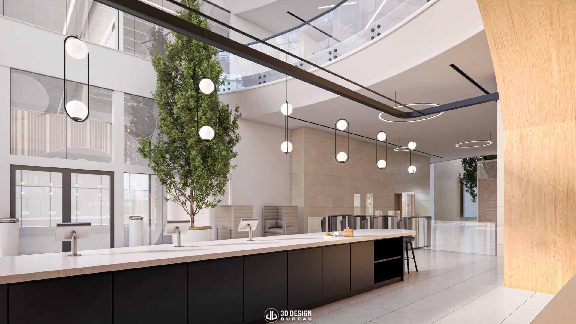 Mastercard Office: Interior CGIs and Architectural Animation