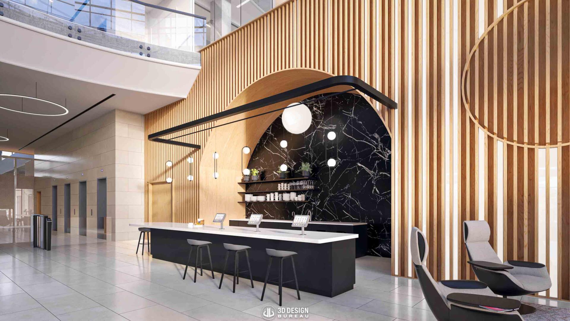 Mastercard Office: Interior CGIs and Architectural Animation