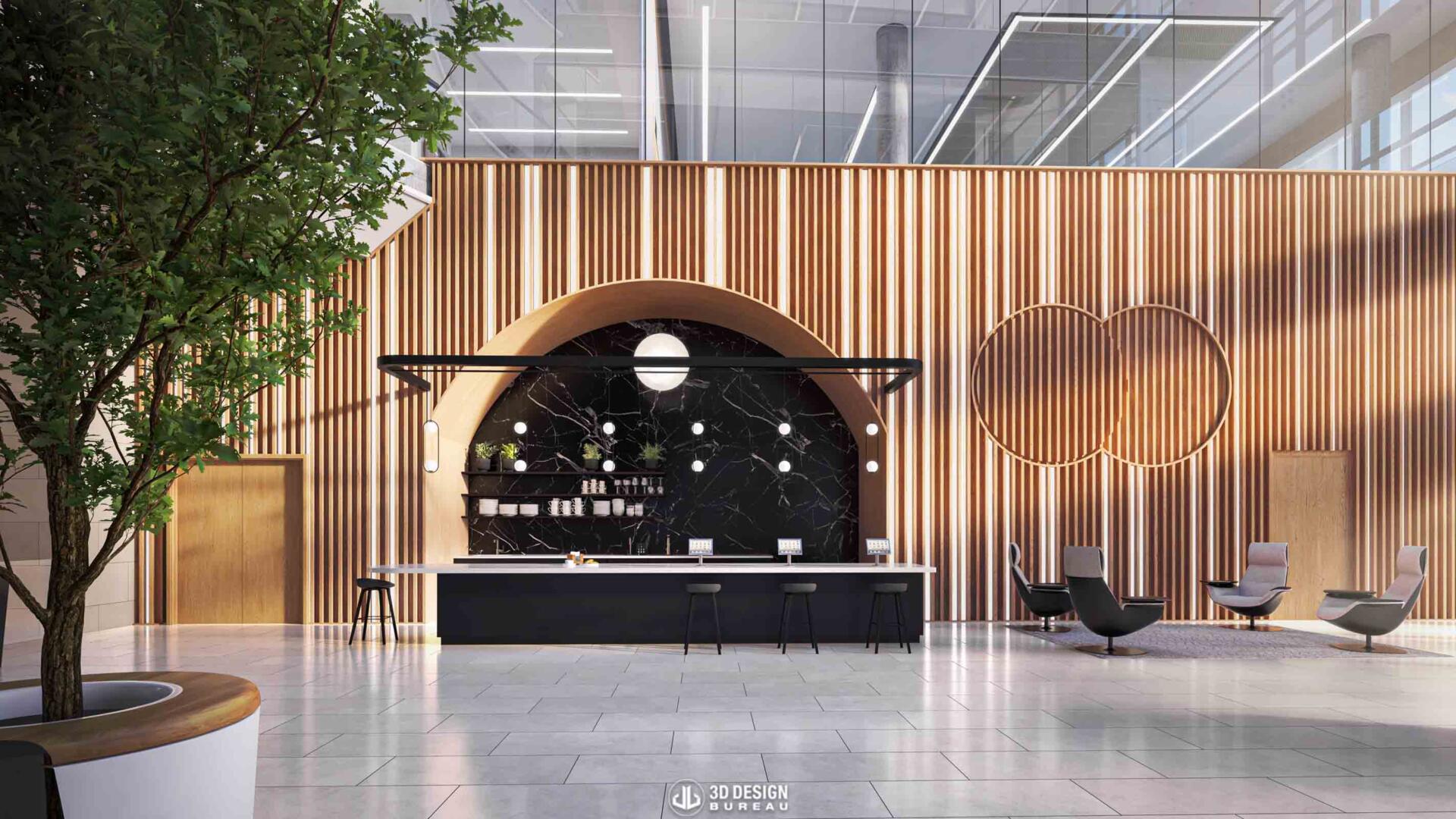 Mastercard Office: Interior CGIs and Architectural Animation