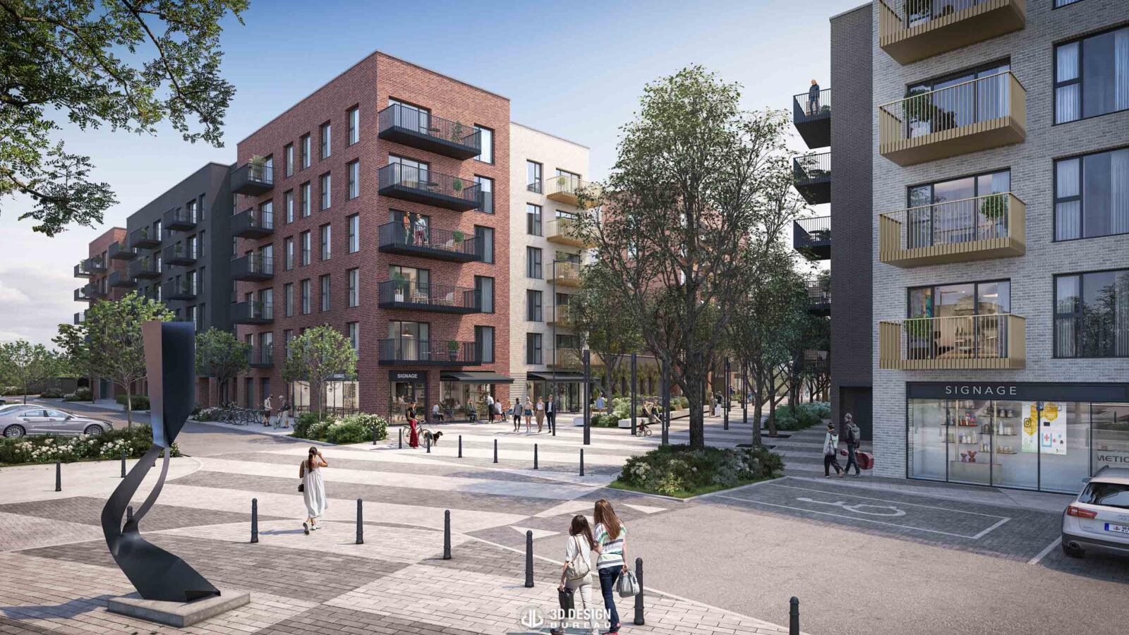 Cooper Square, Seven Mills: Architectural CGIs and VVMs