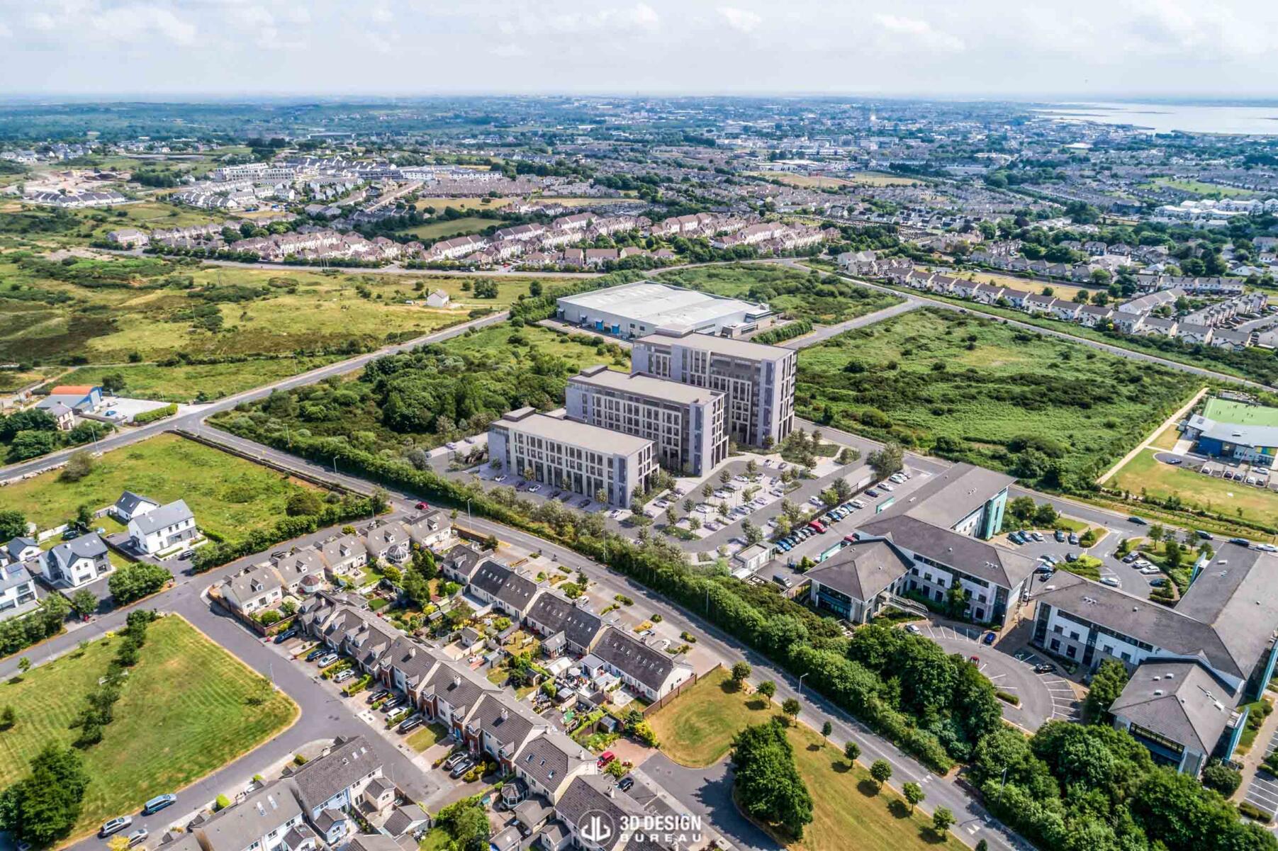 Westgate, Galway Business Park: Photomontages and CGIs