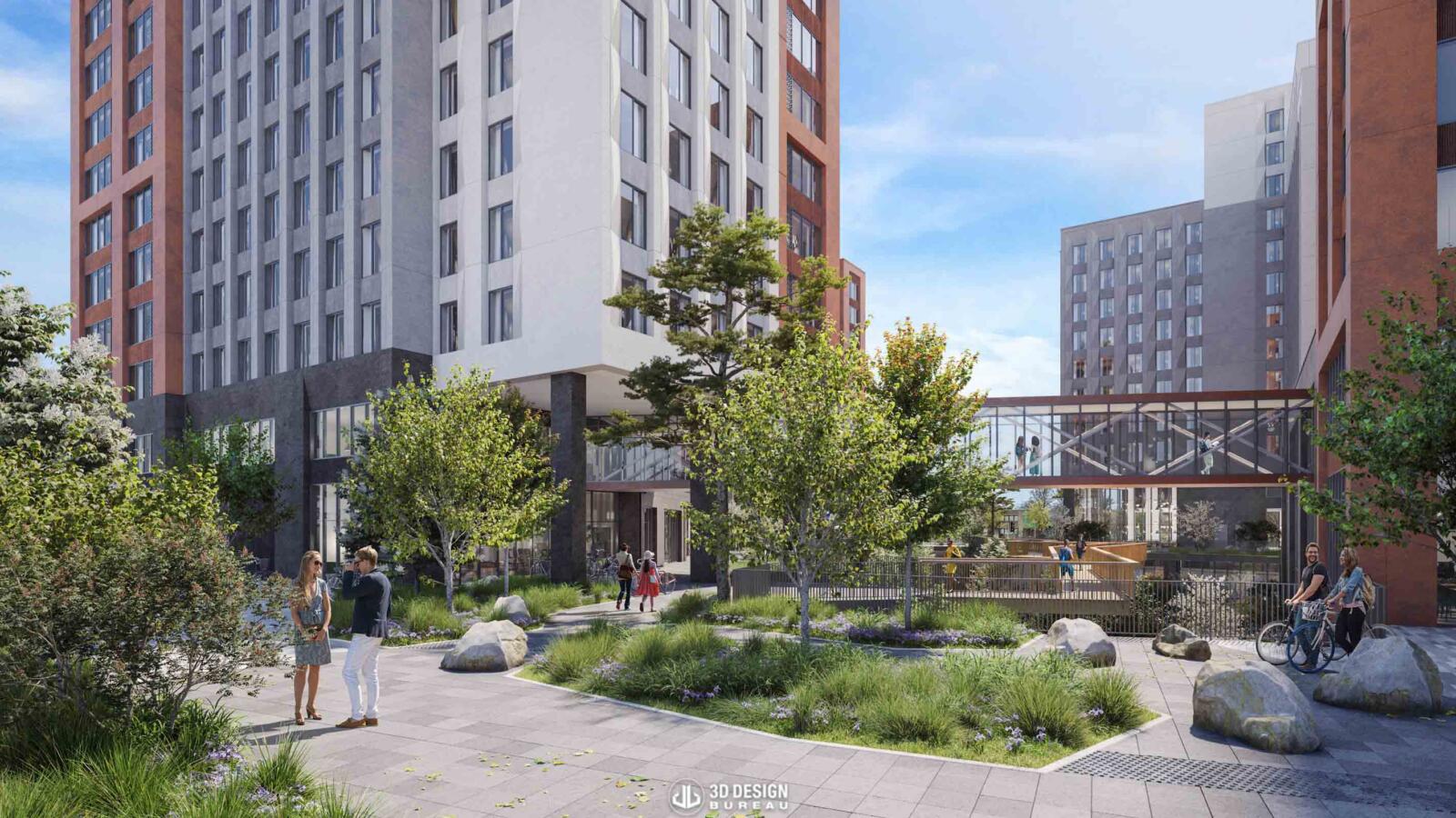 Gowan House: CGIs, Aerial & Eye Level CGIs and Photomontages